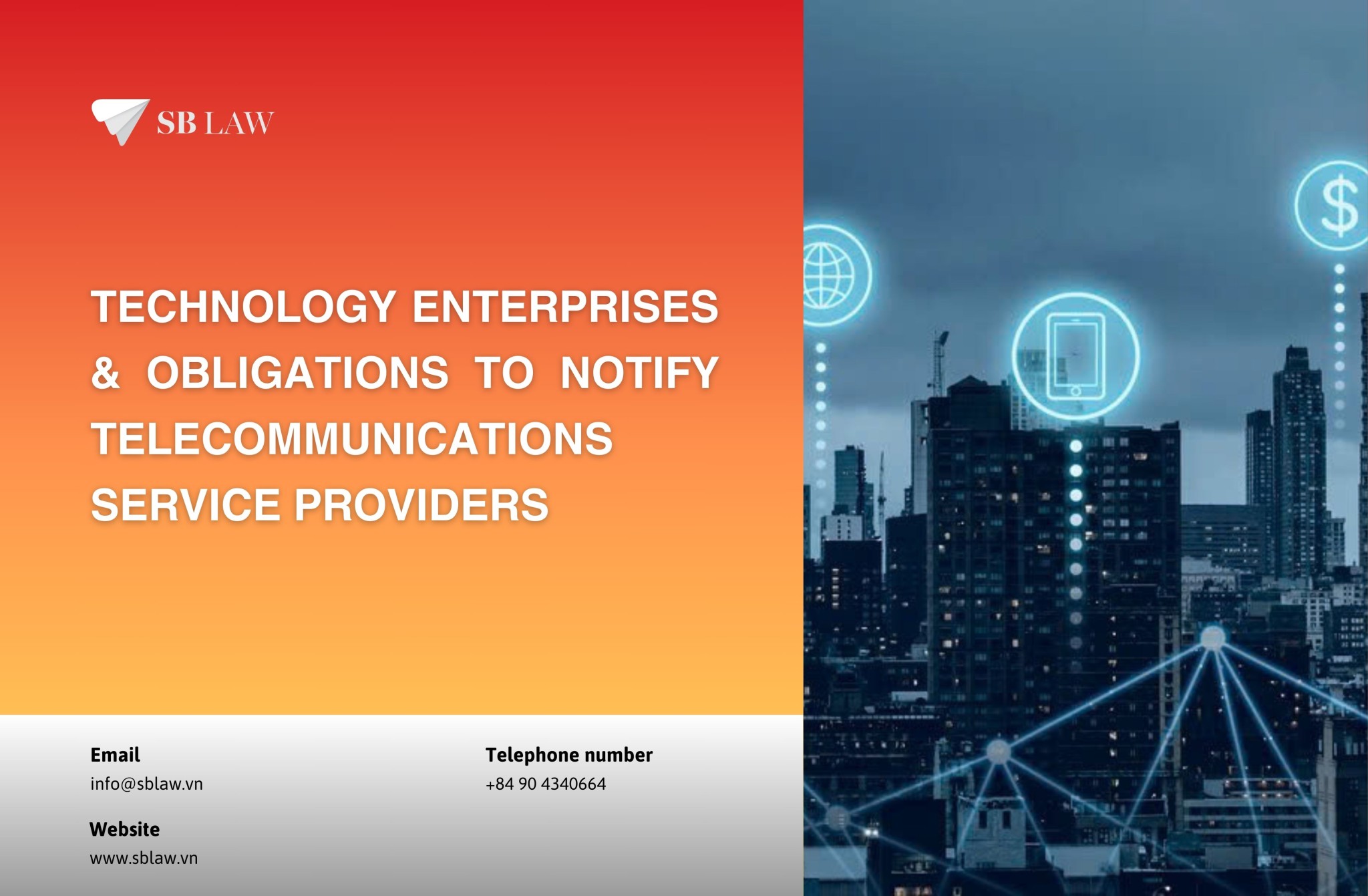 Technology enterprises & obligations to notify telecommunications ...