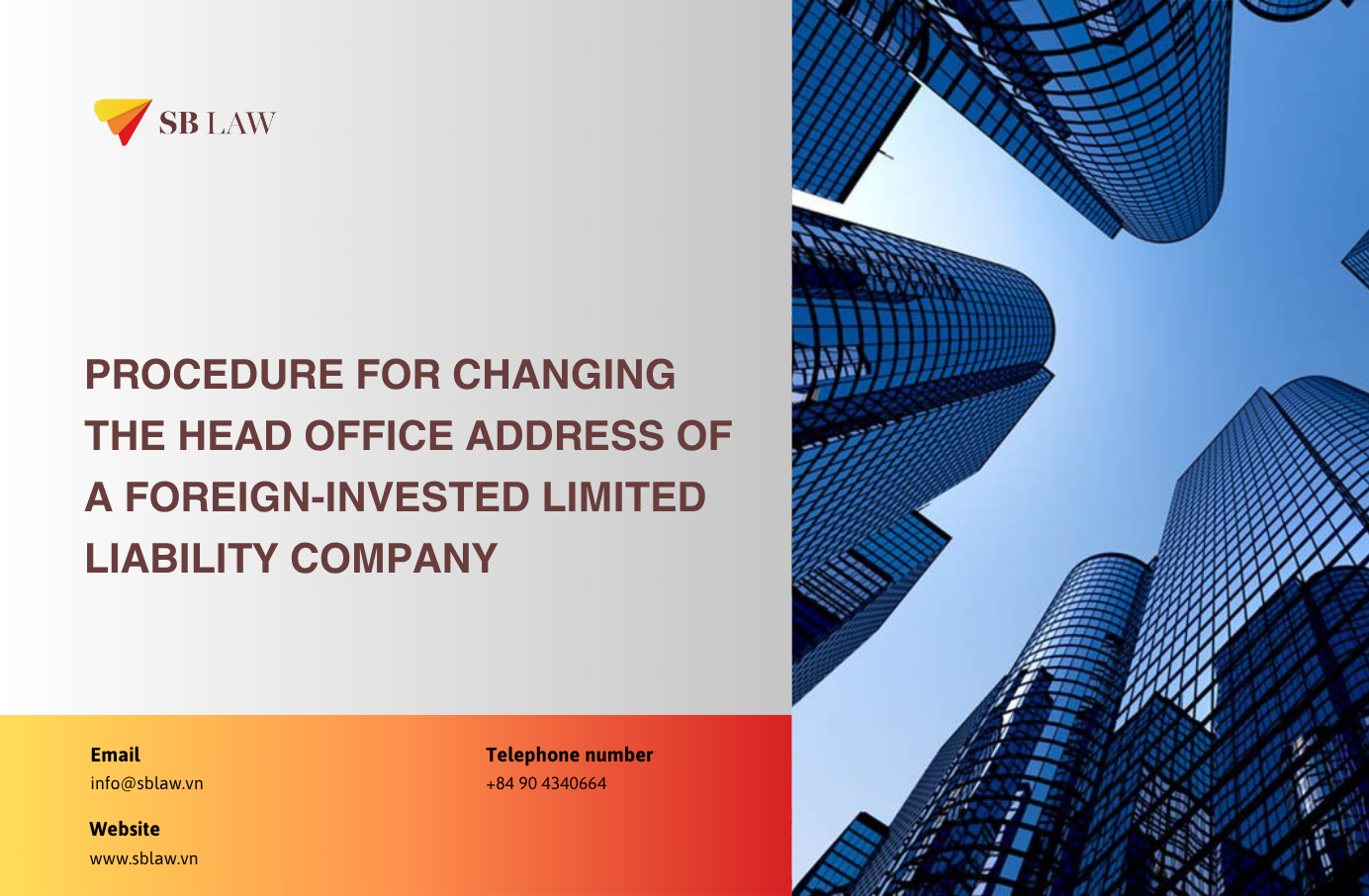 Procedure for Changing the Head Office Address of a Foreign-Invested ...