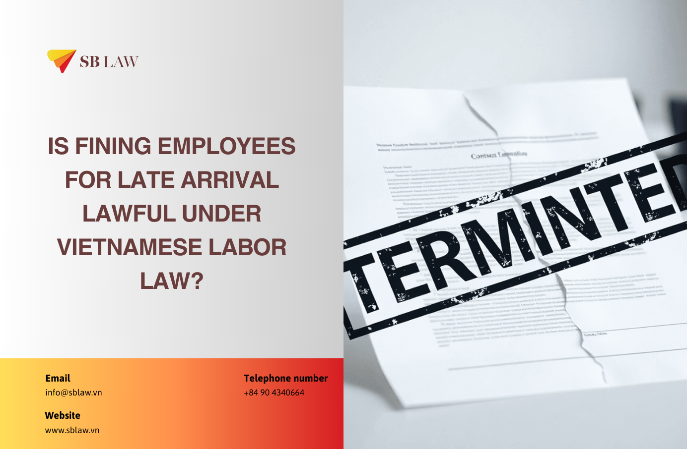 Is Fining Employees for Late Arrival Lawful under Vietnamese Labor Law ...