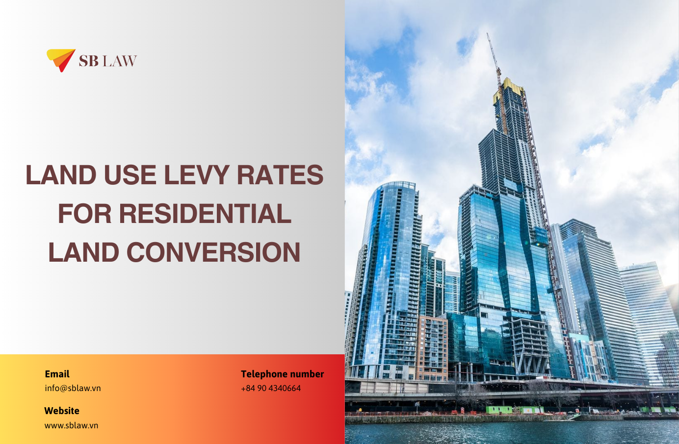Land Use Levy Rates for Residential Land Conversion - Lawfirm SBLaw
